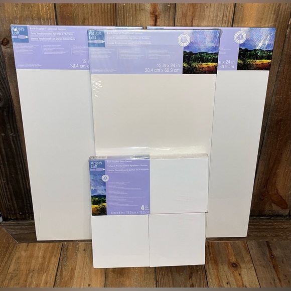 Artist’s Loft | Wall Decor | Artists Loft Set Of 7 White Painting ...